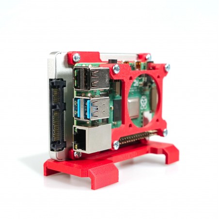 TerraPi Raspberry Pi SSD Case / RPi NAS Server Case with USB3 to SATA ...